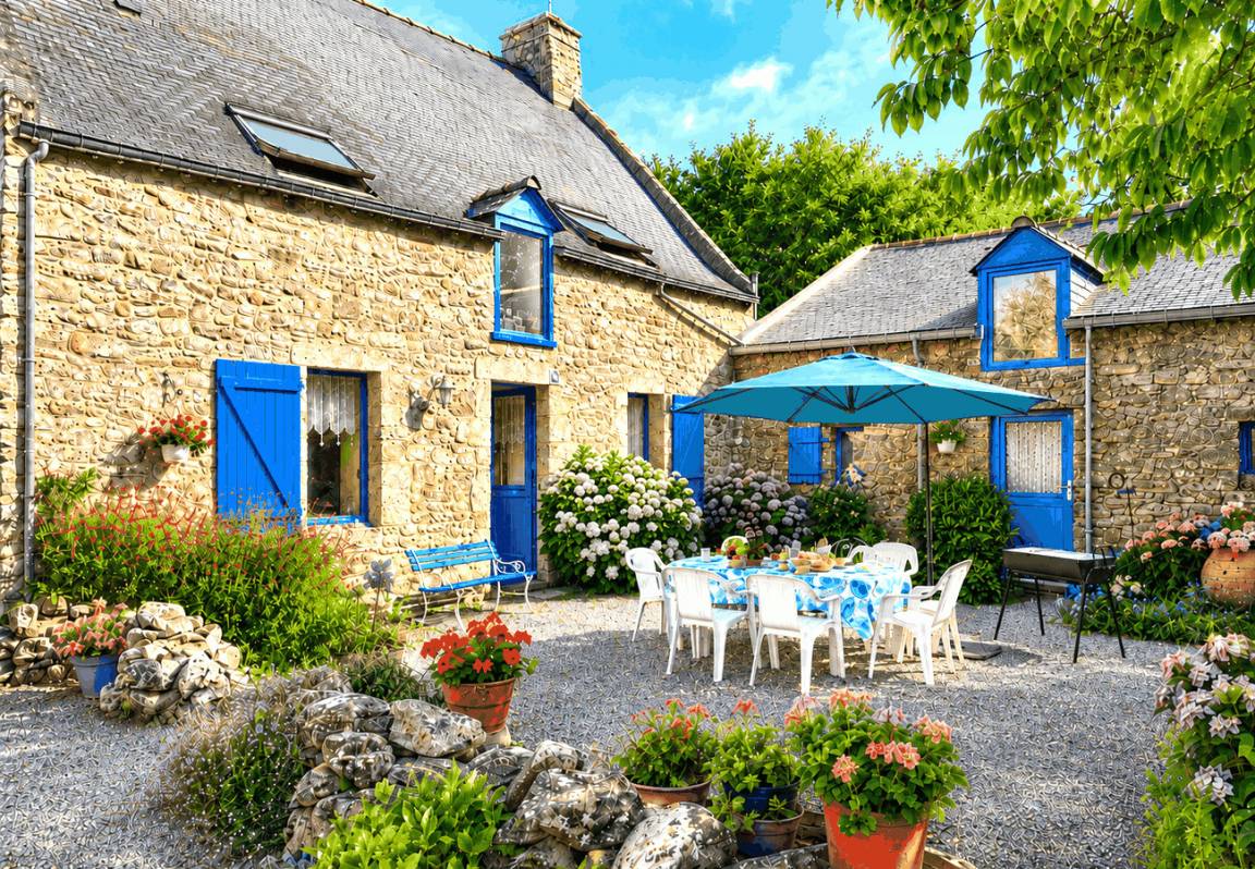 100 M² Maison De Vacances ∙ 3 Chambres ∙ 6 Personnes - Département Morbihan