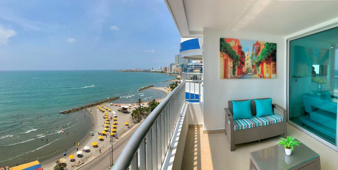 50 M² Apartamento ∙ 2 Habitaciones ∙ 8 Huéspedes - Cartagena
