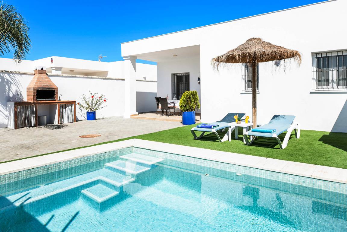 70 M² Ferienhaus ∙ 2 Schlafzimmer ∙ 4 Gäste - El Palmar de Vejer