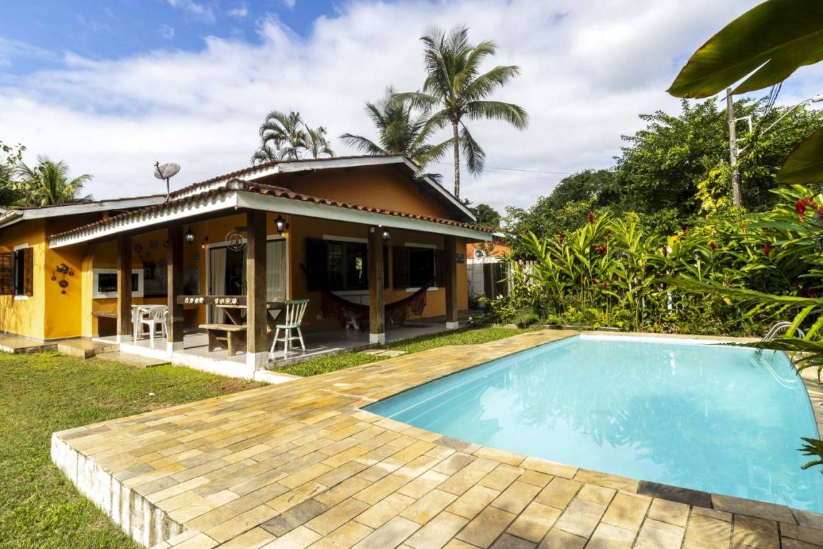 170 M² Casa ∙ 3 Quartos ∙ 10 Hóspedes - São Sebastião