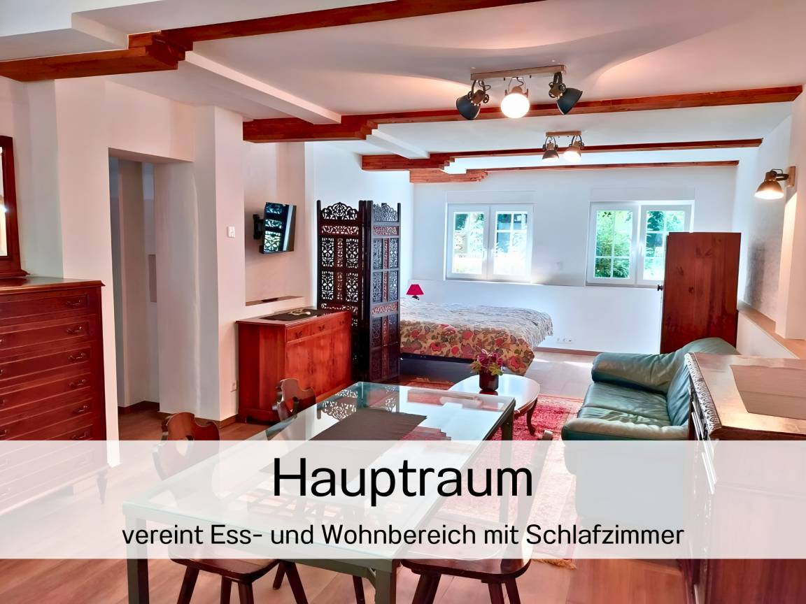 55 M² Ferienwohnung ∙ 1 Schlafzimmer ∙ 2 Gäste - Zschopau
