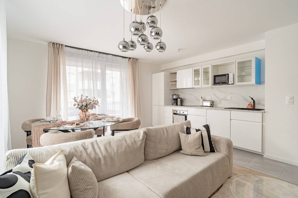 62 M² Ferienwohnung ∙ 2 Schlafzimmer ∙ 4 Gäste - Strasbourg