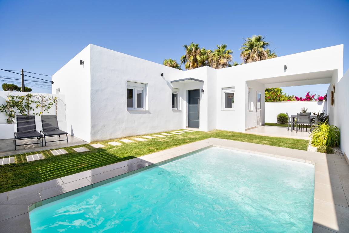 60 M² Casa ∙ 1 Habitación ∙ 4 Huéspedes - Chiclana de la Frontera