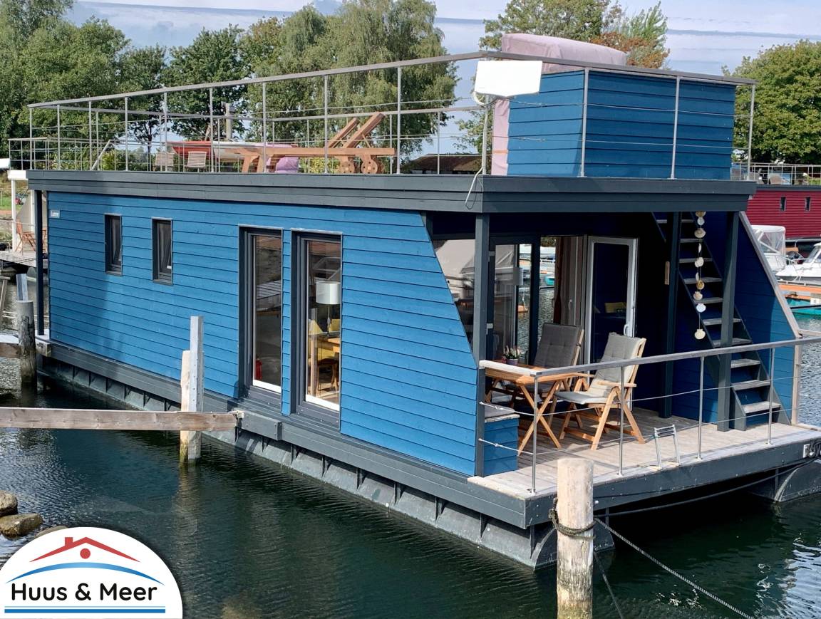 40 M² Hausboot ∙ 2 Schlafzimmer ∙ 4 Gäste - Großenbrode