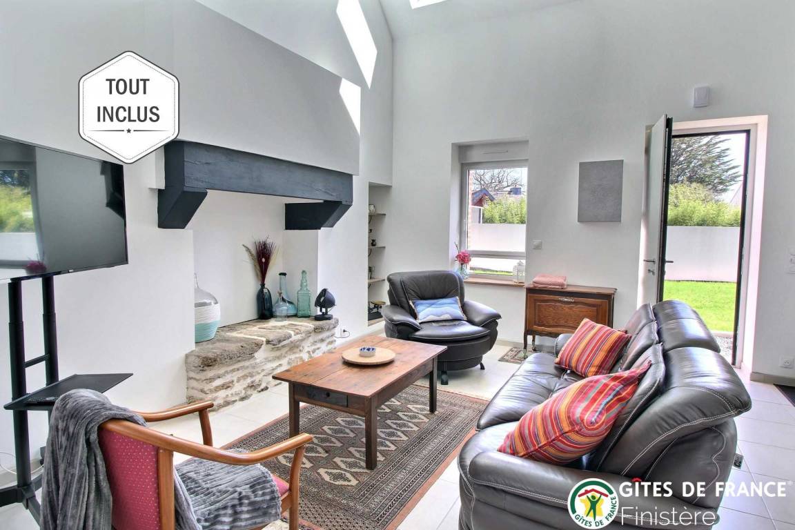 100 M² Gîte ∙ 2 Chambres ∙ 4 Personnes - Concarneau