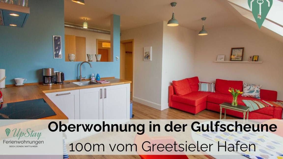 36 M² Ferienwohnung ∙ 1 Schlafzimmer ∙ 2 Gäste - Greetsiel