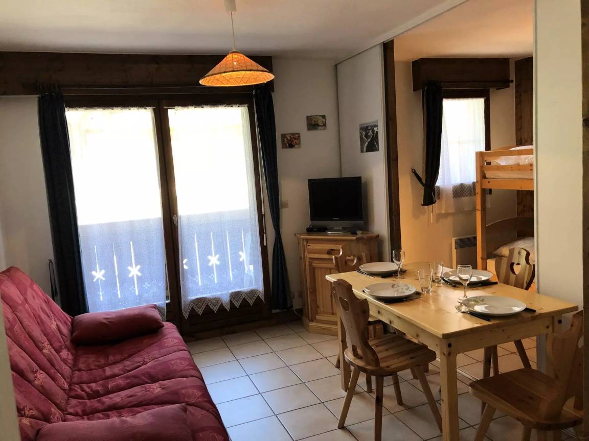 21 M² Estudio ∙ 1 Habitación ∙ 4 Huéspedes - Les Contamines-Montjoie