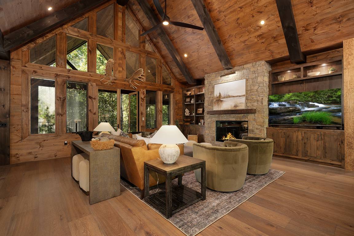431 M² Cabin ∙ 5 Bedrooms ∙ 14 Guests - Blue Ridge, GA