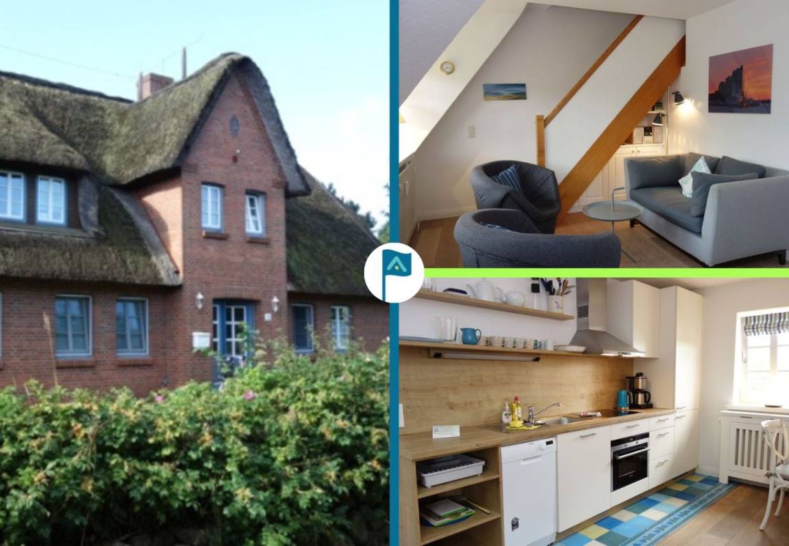 48 M² Ferienwohnung ∙ 2 Schlafzimmer ∙ 3 Gäste - Nieblum
