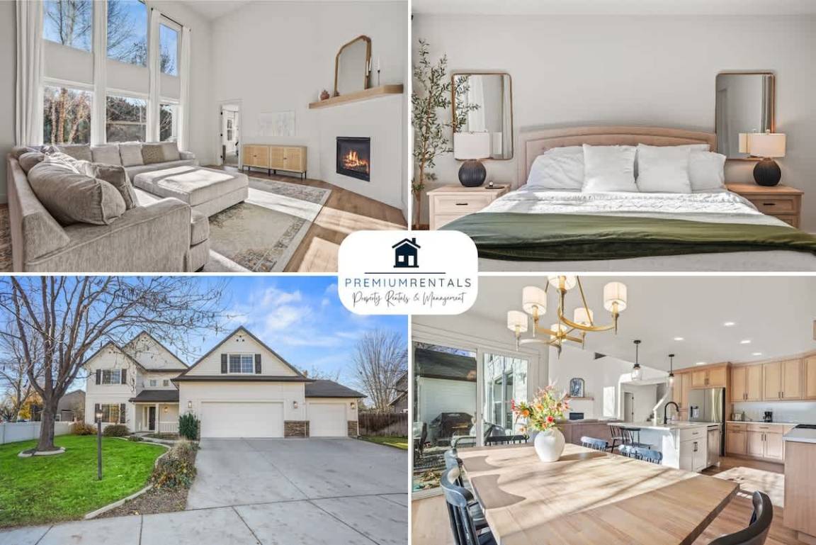 334 M² Casa ∙ 5 Habitaciones ∙ 14 Huéspedes - Meridian, ID