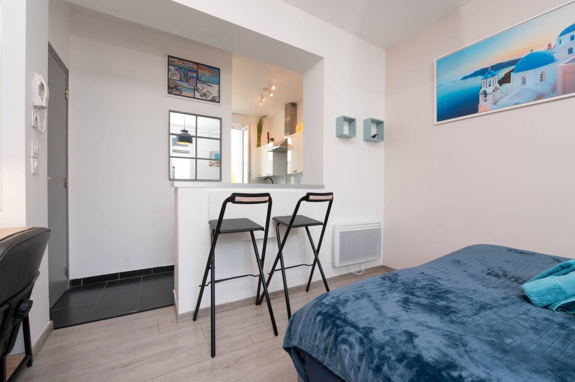 20 M² Studio Flat ∙ 2 Guests - Groix