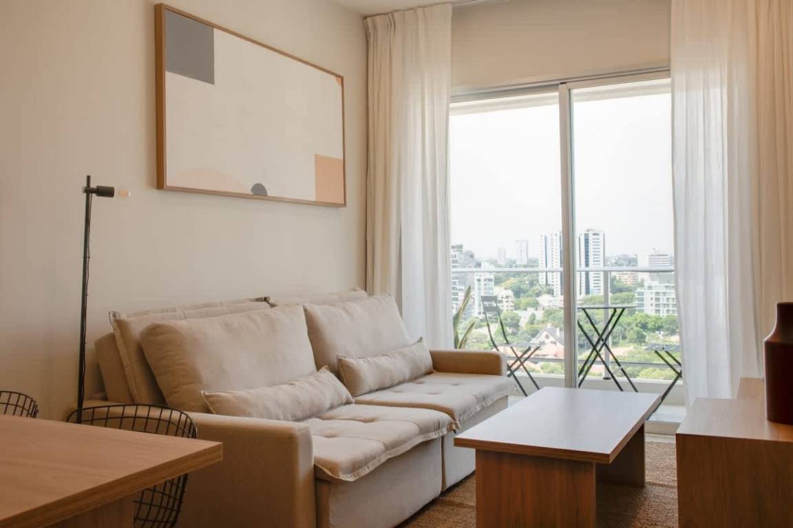 80 M² Apartamento ∙ 2 Quartos ∙ 4 Hóspedes -