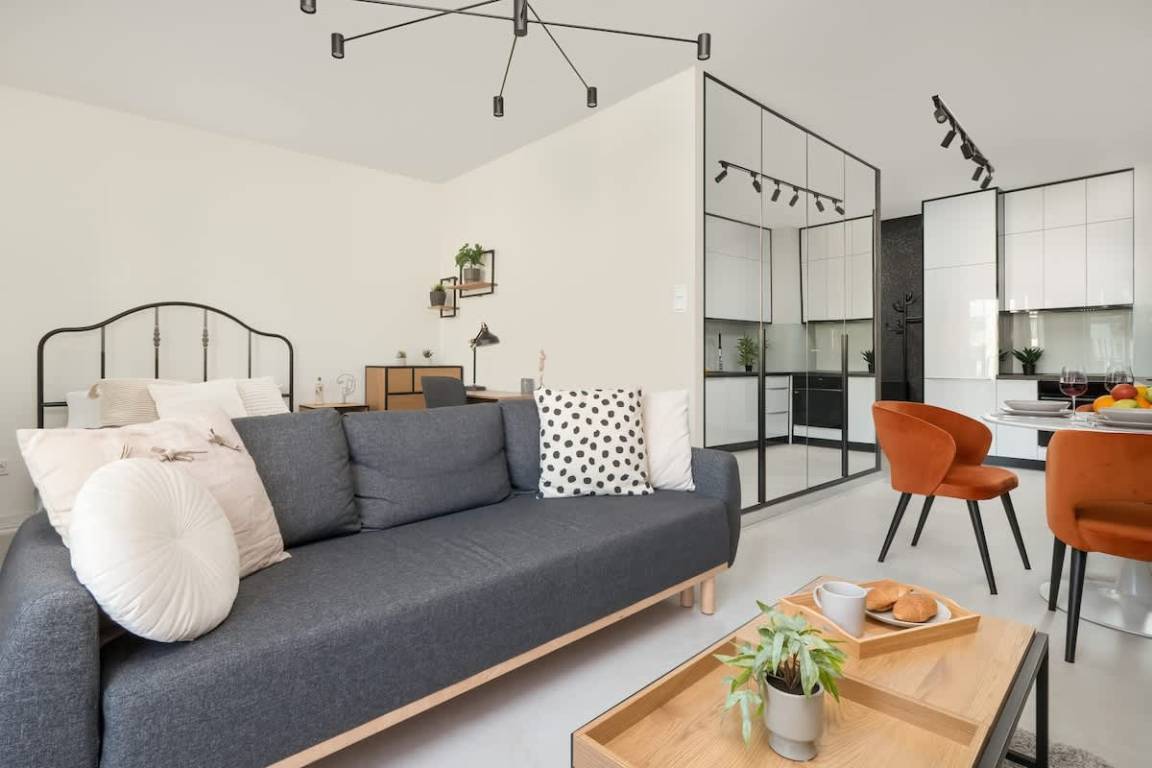36 M² Estudio ∙ 4 Huéspedes - Łódź