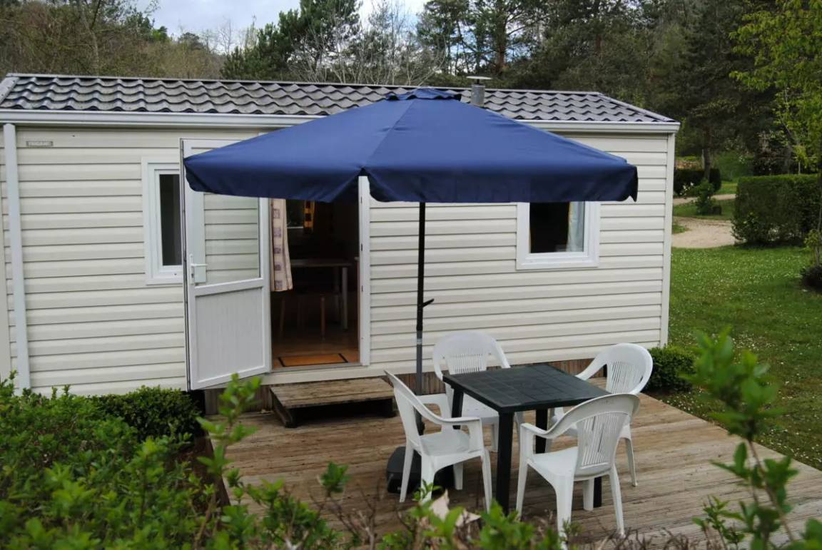 18 M² Mobil-home ∙ 2 Chambres ∙ 3 Personnes - Les Eyzies-de-Tayac-Sireuil
