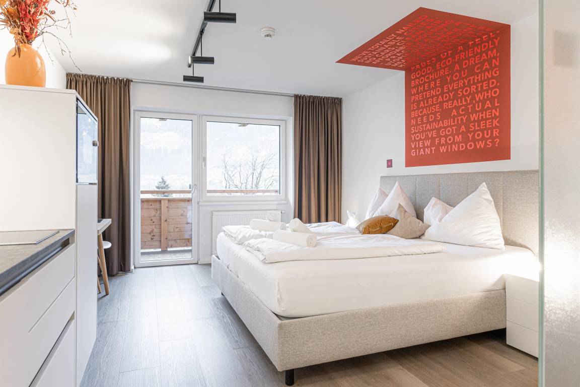 25 M² Ferienwohnung ∙ 1 Schlafzimmer ∙ 2 Gäste - Fügenberg