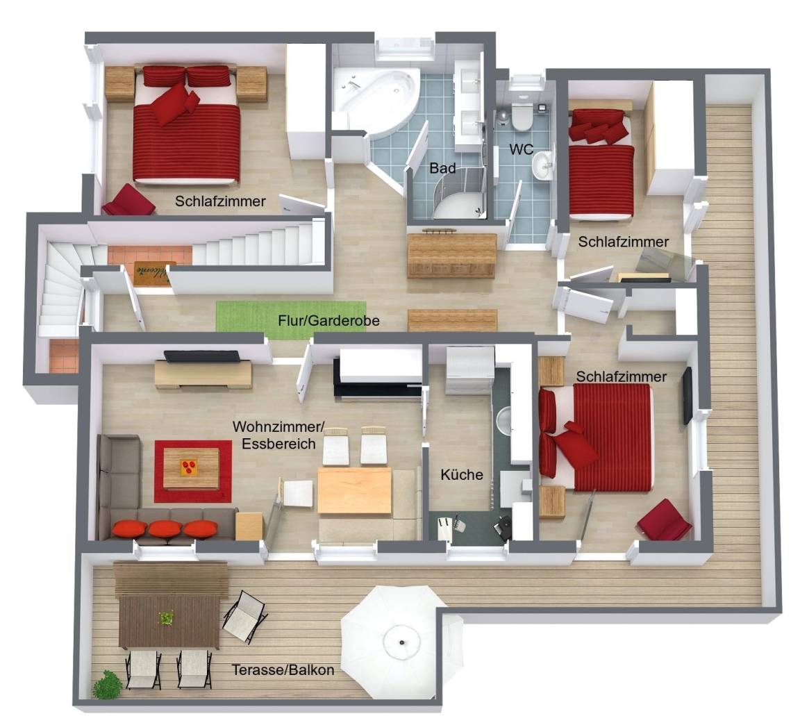 95 M² Apartment ∙ 3 Bedrooms ∙ 5 Guests - Hintertux Glacier