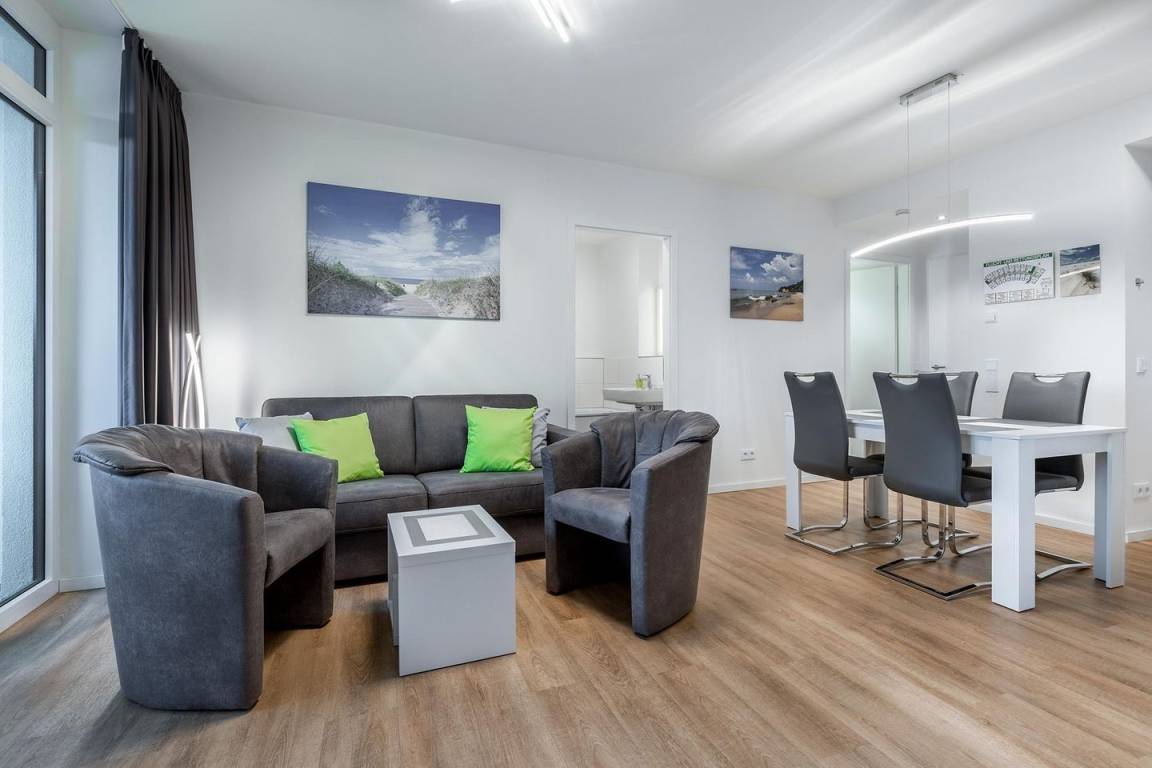 62 M² Ferienwohnung ∙ 2 Schlafzimmer ∙ 4 Gäste - Travemünde