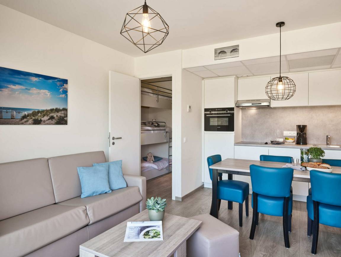 34 M² Bangalô ∙ 1 Quarto ∙ 5 Hóspedes - Nieuwpoort