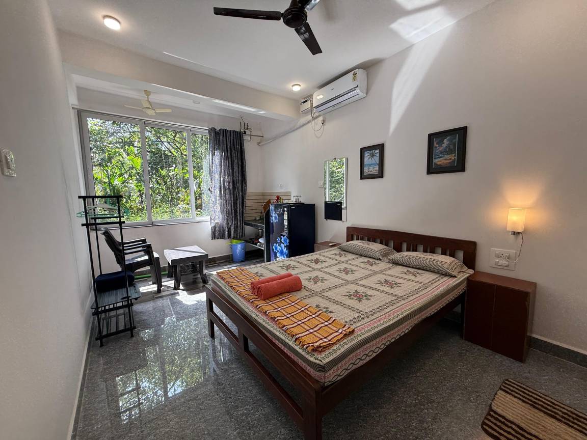 20 M² Studio ∙ 1 Schlafzimmer ∙ 2 Gäste - Goa