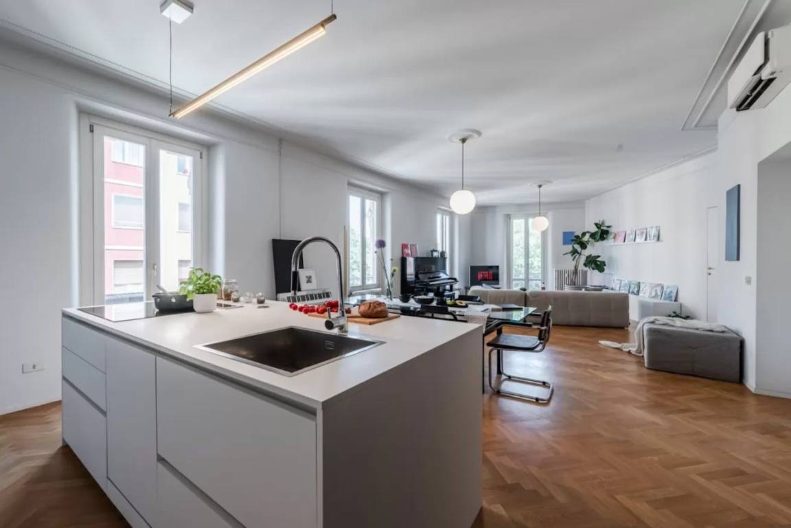 115 M² Apartamento ∙ 1 Habitación ∙ 4 Huéspedes - Milán
