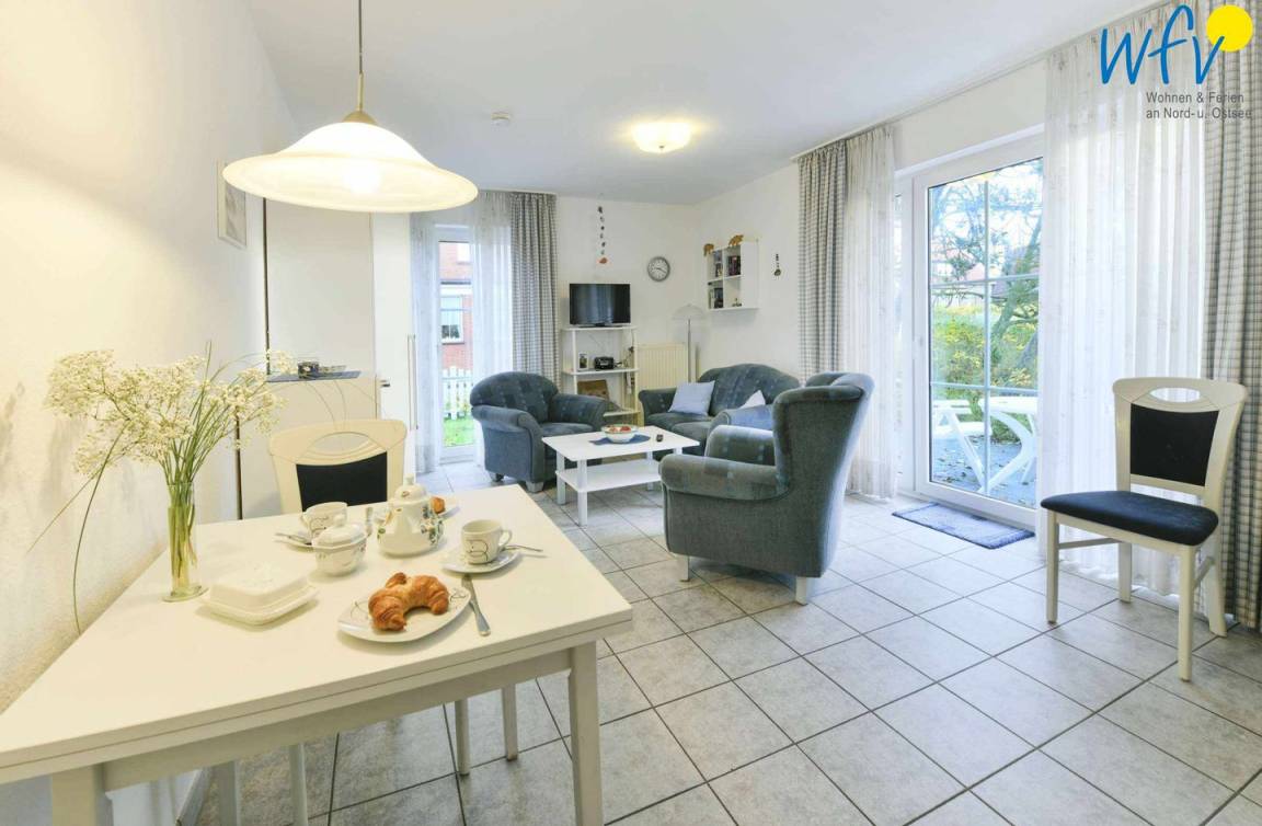 45 M² Ferienwohnung ∙ 1 Schlafzimmer ∙ 2 Gäste - Juist