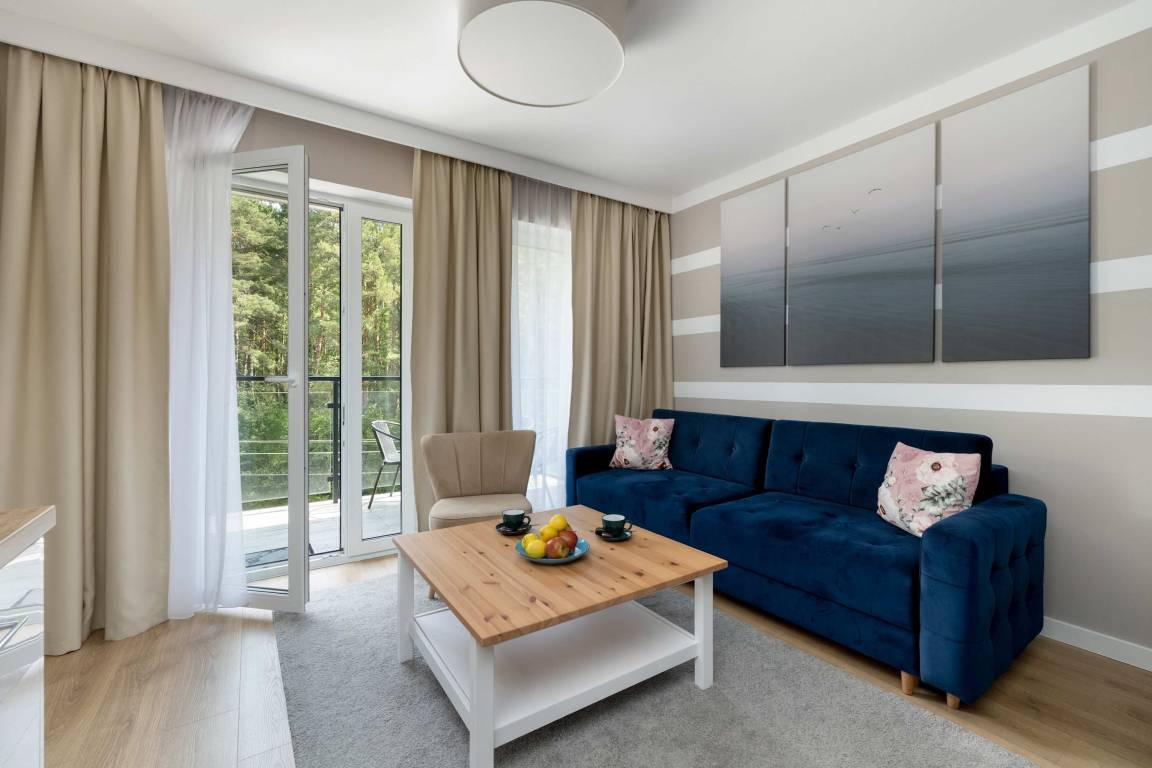 Ferienwohnung ∙ 1 Schlafzimmer ∙ 4 Gäste - Pobierowo