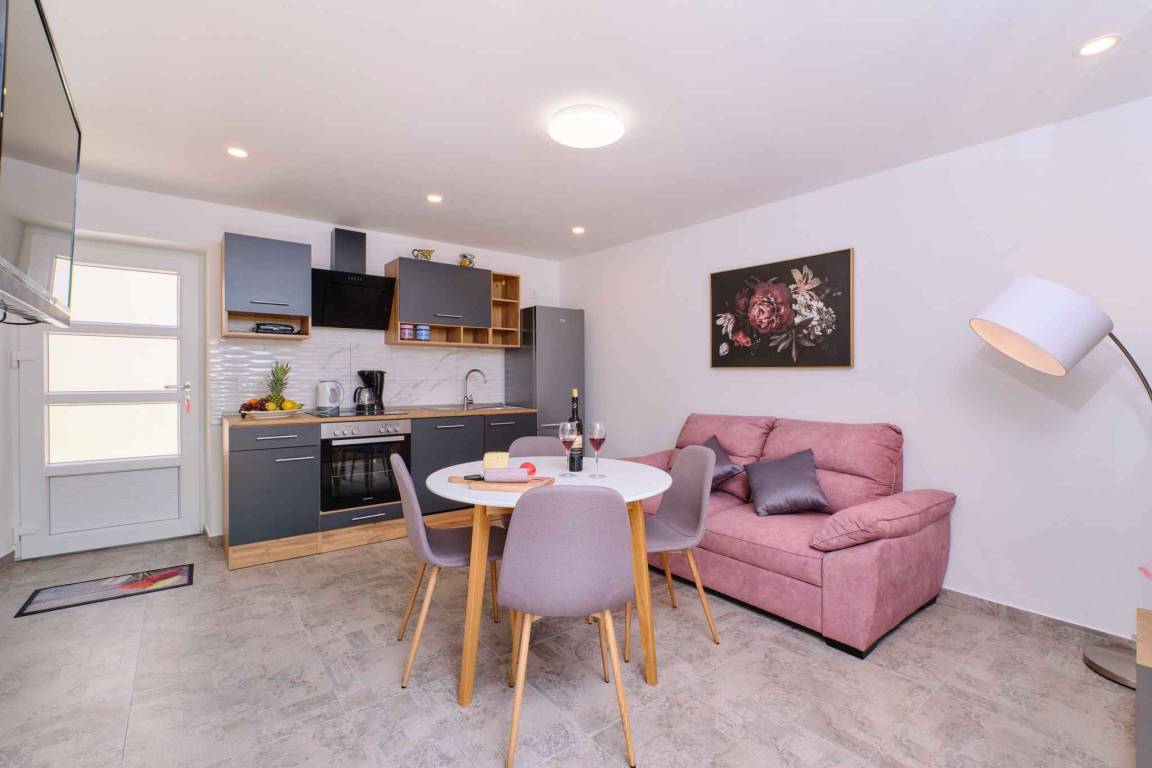 56 M² Ferienwohnung ∙ 2 Schlafzimmer ∙ 4 Gäste - Nerezine