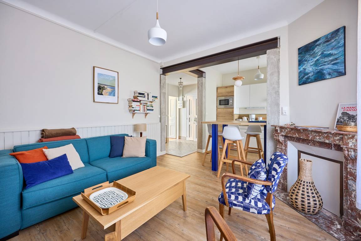 45 M² Appartement ∙ 2 Chambres ∙ 4 Personnes - Plage de Barneville-Carteret