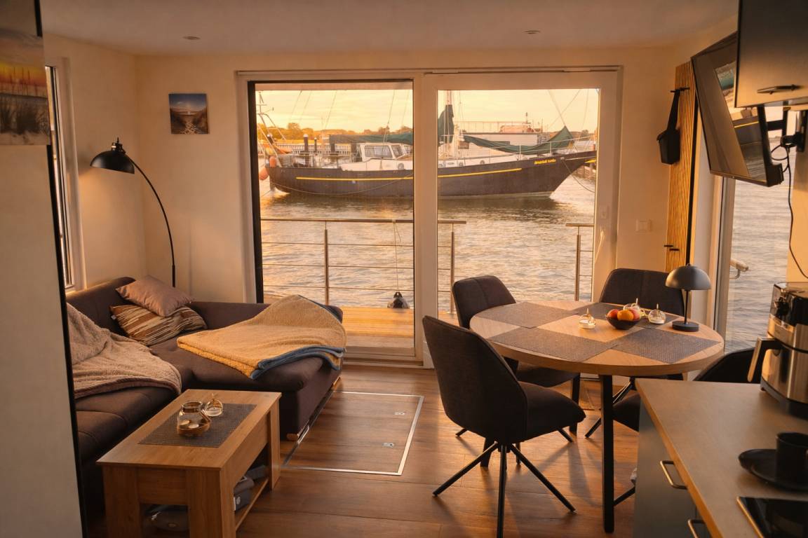33 M² Houseboat ∙ 2 Bedrooms ∙ 4 Guests - Stralsund