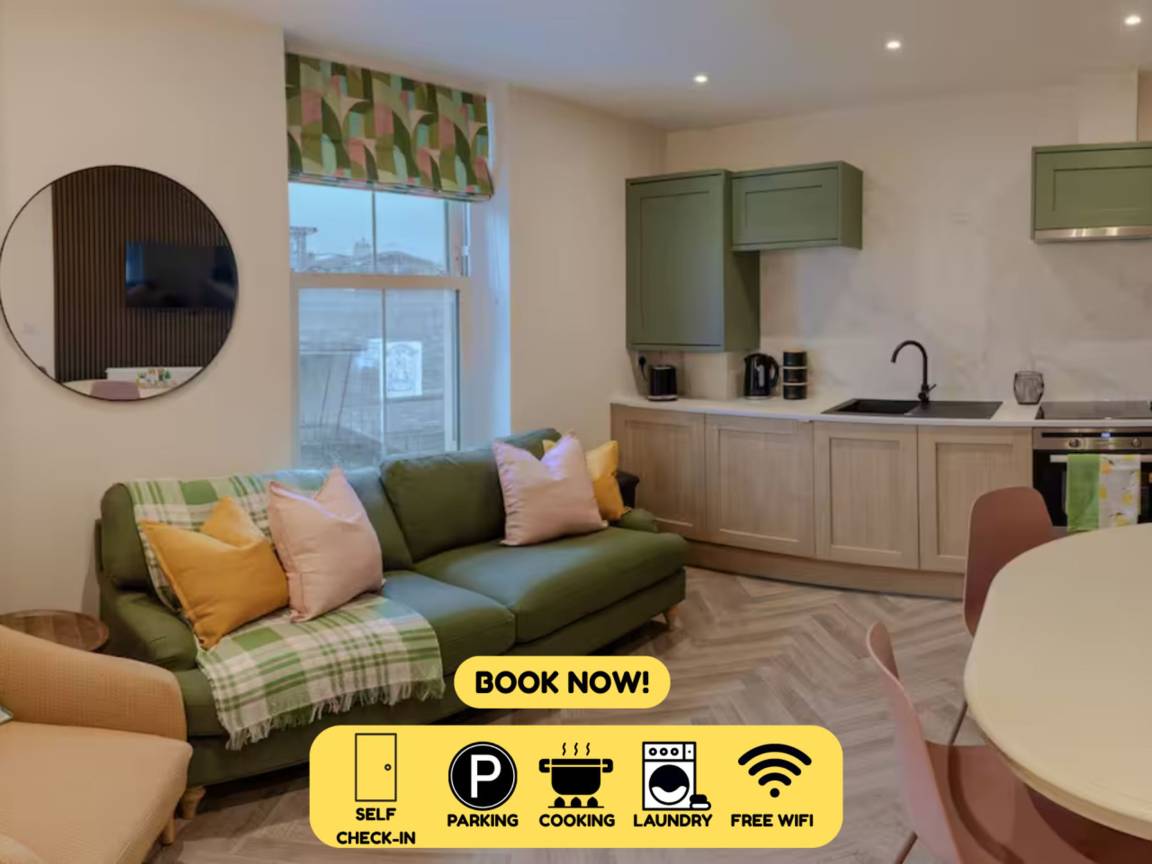 70 M² Apartment ∙ 3 Bedrooms ∙ 6 Guests - Plymouth