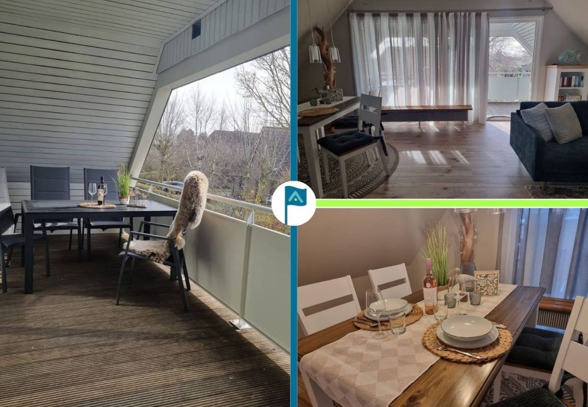 75 M² Ferienwohnung ∙ 2 Schlafzimmer ∙ 4 Gäste - Nieblum