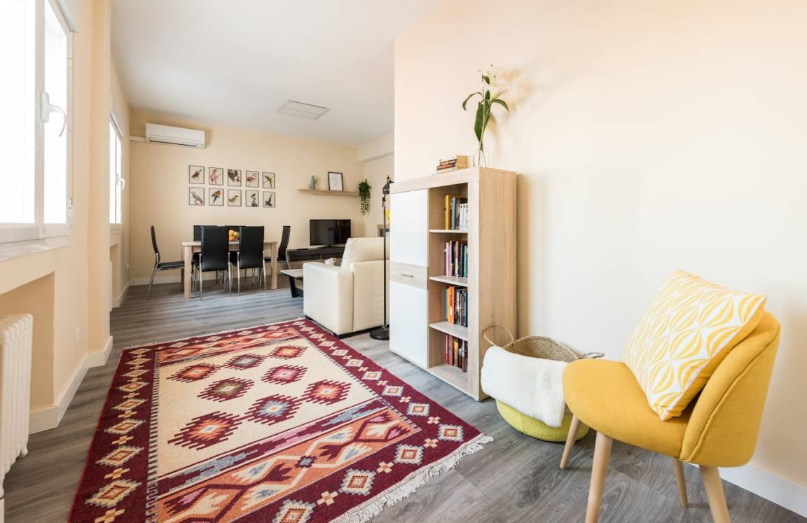 110 M² Apartamento ∙ 3 Habitaciones ∙ 8 Huéspedes - Universidad Complutense de Madrid