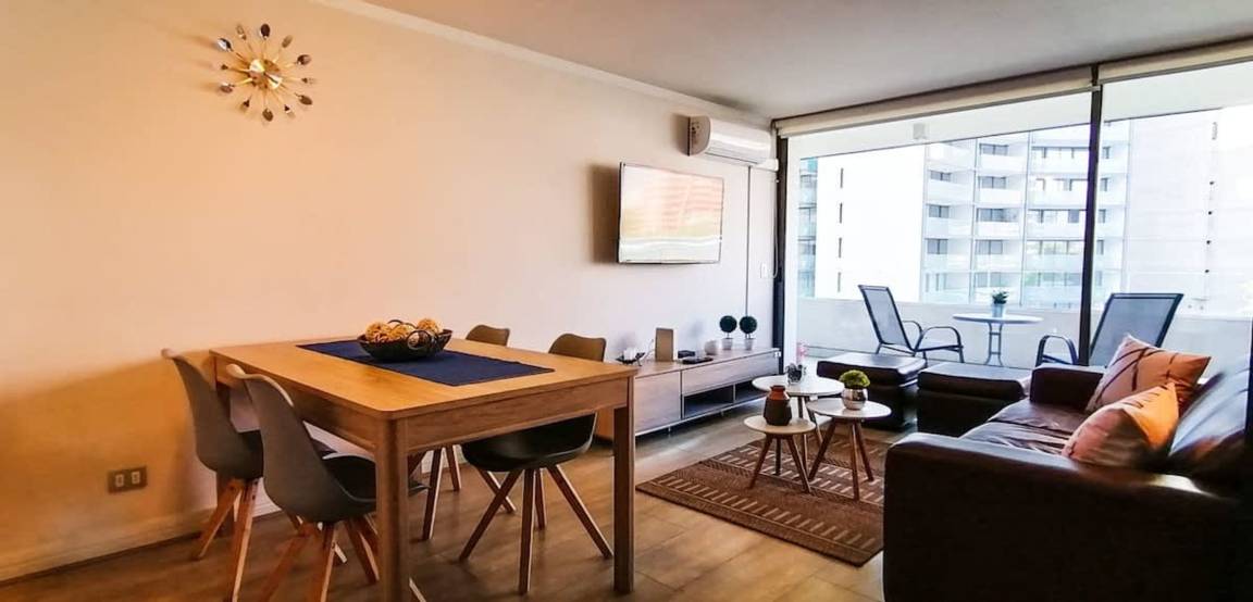Apartamento ∙ 2 Habitaciones ∙ 4 Huéspedes - Las Condes