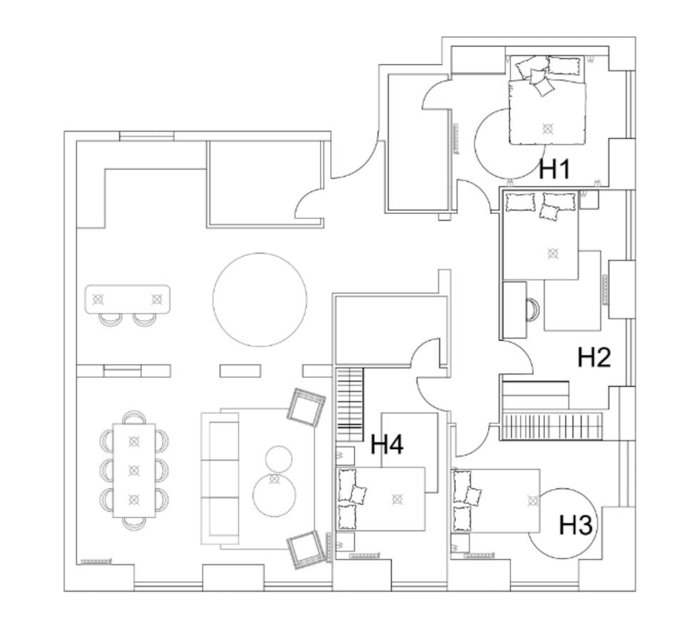 128 M² Apartamento ∙ 4 Habitaciones ∙ 8 Huéspedes - Madrid