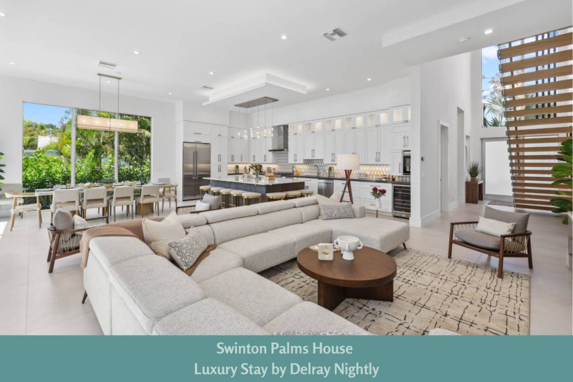 390 M² House ∙ 5 Bedrooms ∙ 14 Guests - Delray Beach, FL