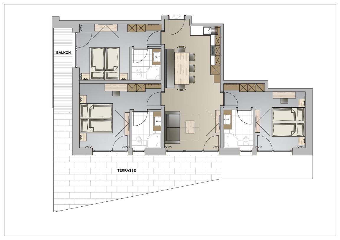 83 M² Apartment ∙ 3 Bedrooms ∙ 8 Guests - Soelden