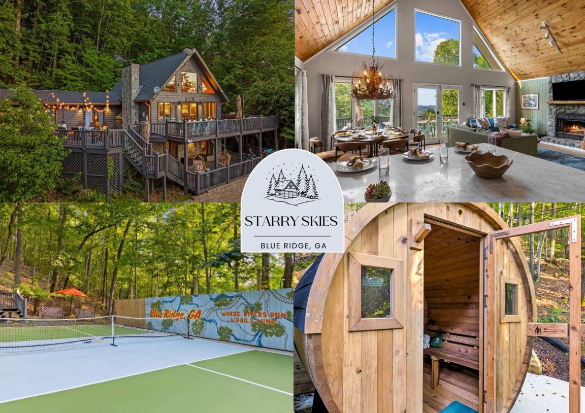 Apartment ∙ 4 Bedrooms ∙ 12 Guests - Blue Ridge, GA