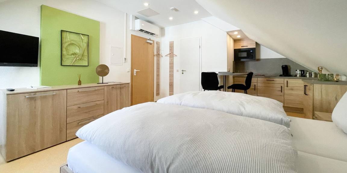 25 M² Huoneisto ∙ 1 Makuuhuone ∙ 2 Vierasta - Konz