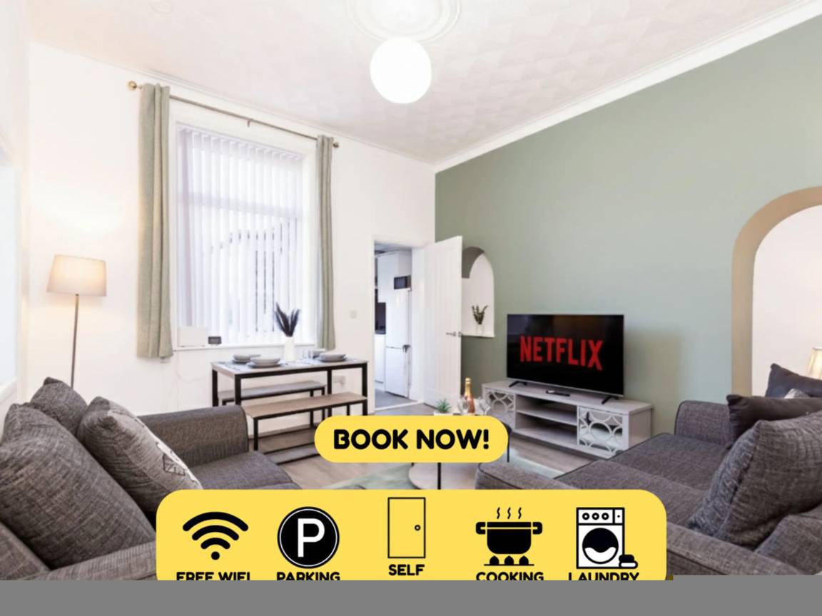 70 M² House ∙ 3 Bedrooms ∙ 5 Guests - Sunderland