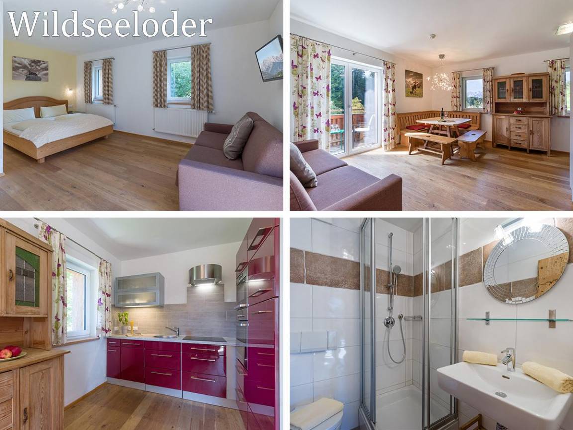 77 M² Ferienwohnung ∙ 2 Schlafzimmer ∙ 8 Gäste - Fieberbrunn