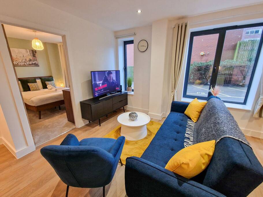 80 M² Aparthotel ∙ 1 Bedroom ∙ 4 Guests - Stockport