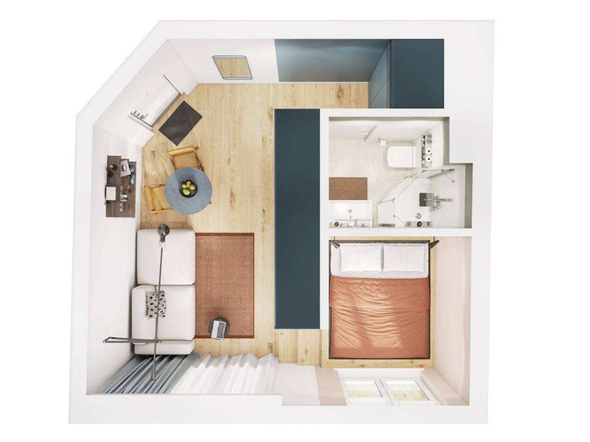 27 M² Appartement ∙ 2 Personnes - Ixelles
