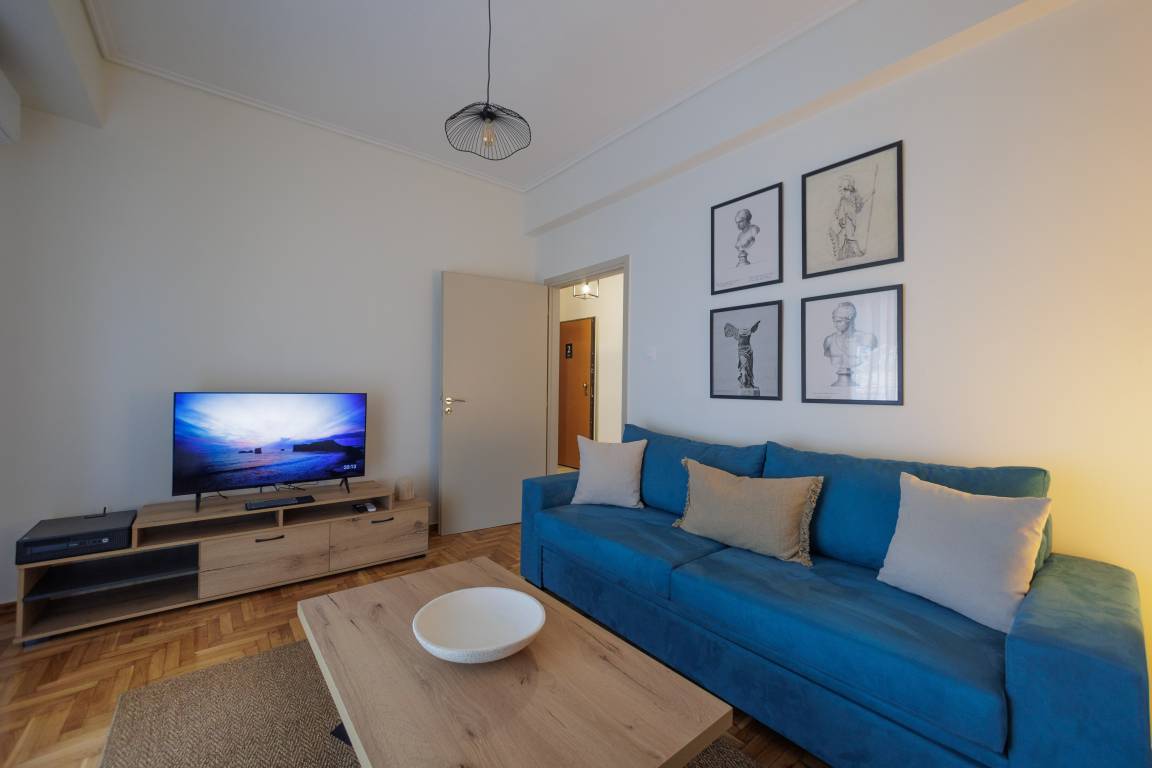54 M² Ferienwohnung ∙ 1 Schlafzimmer ∙ 5 Gäste - Athen