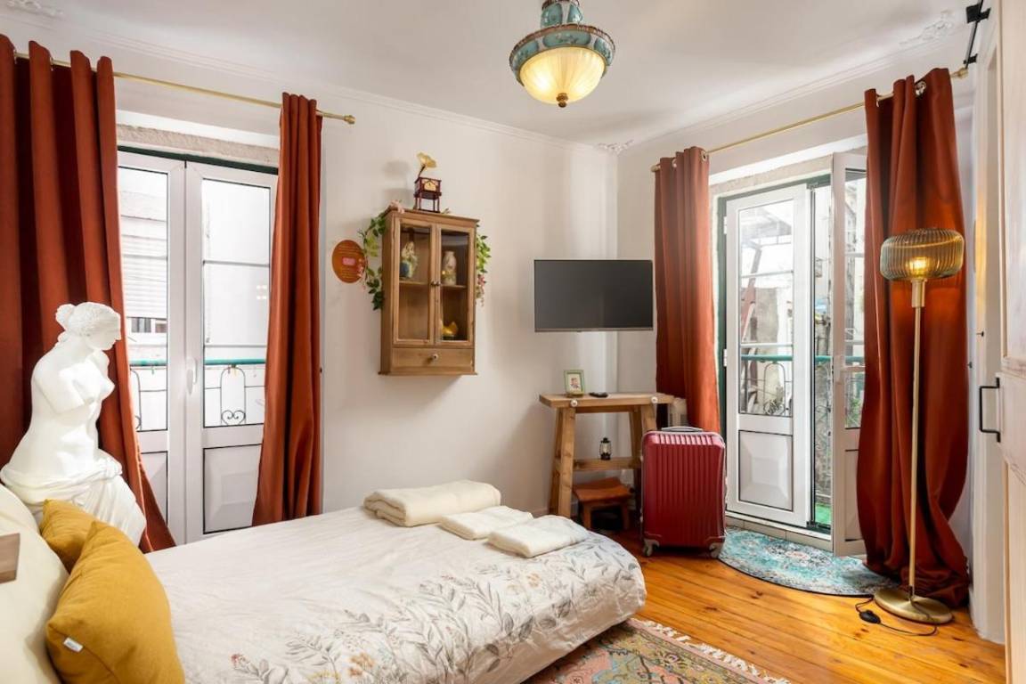 35 M² Apartamento ∙ 1 Habitación ∙ 2 Huéspedes - Campo de Ourique
