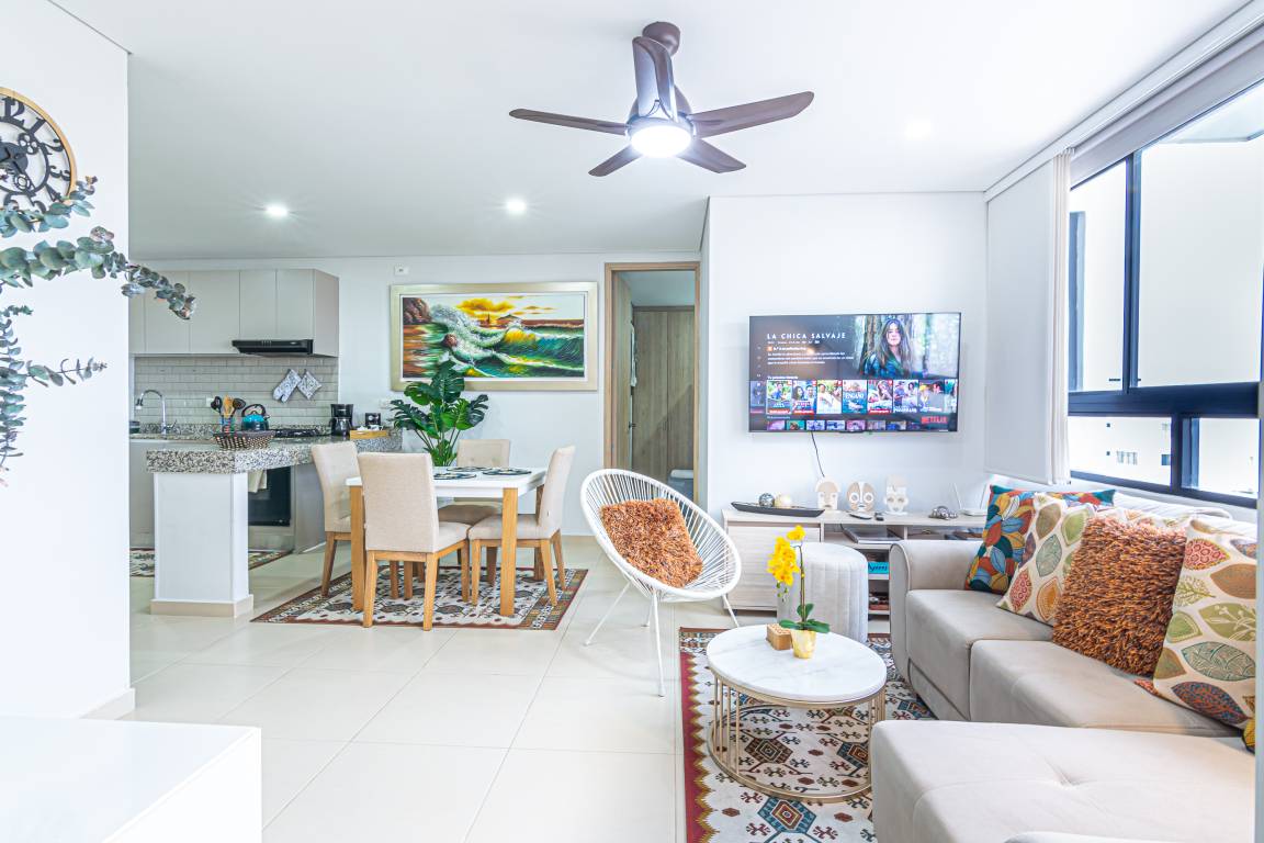 67 M² Apartamento ∙ 2 Habitaciones ∙ 5 Huéspedes - Taganga