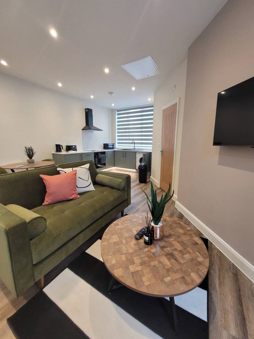 50 M² Apartament Typu Studio ∙ 1 Sypialnia ∙ 2 Gości - Leicester