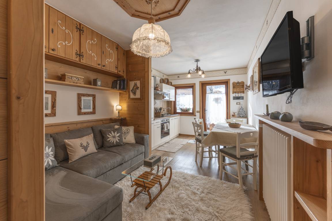 44 M² Appartement ∙ 2 Chambres ∙ 4 Personnes - Misurina