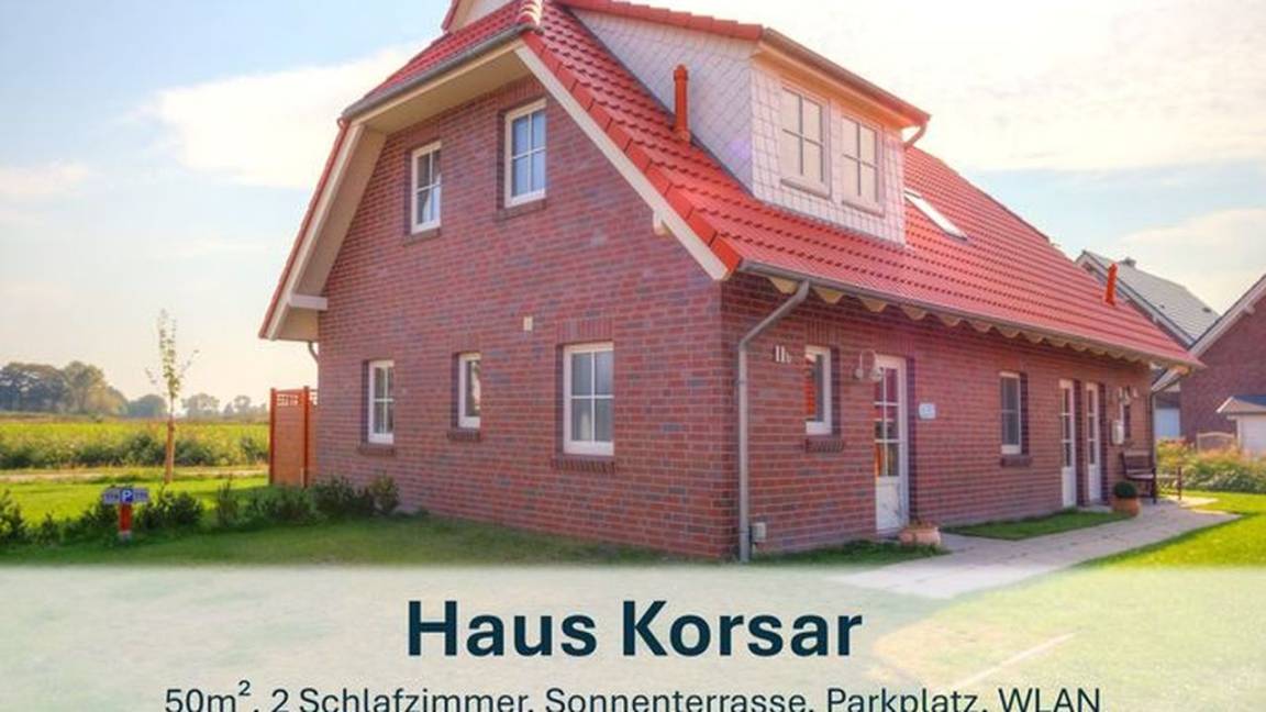 50 M² Ferienhaus ∙ 2 Schlafzimmer ∙ 3 Gäste - Niedersachsen