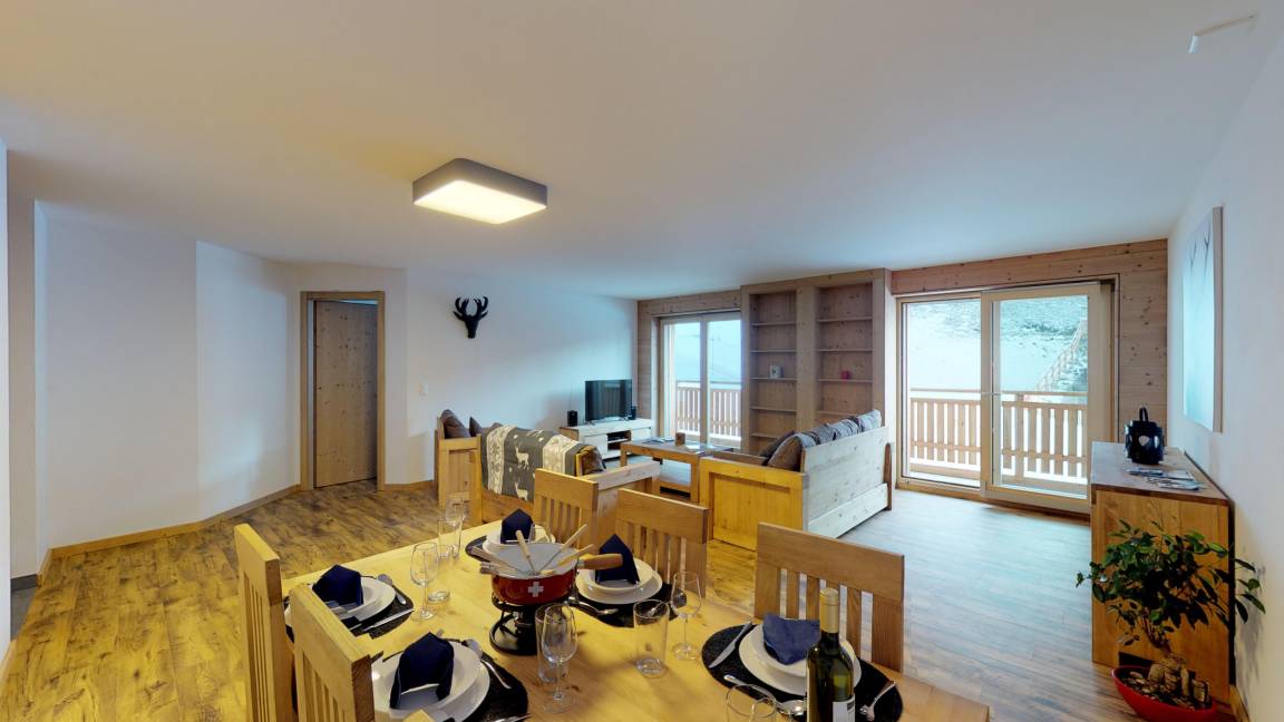 125 M² Ferienwohnung ∙ 2 Schlafzimmer ∙ 6 Gäste - Nendaz