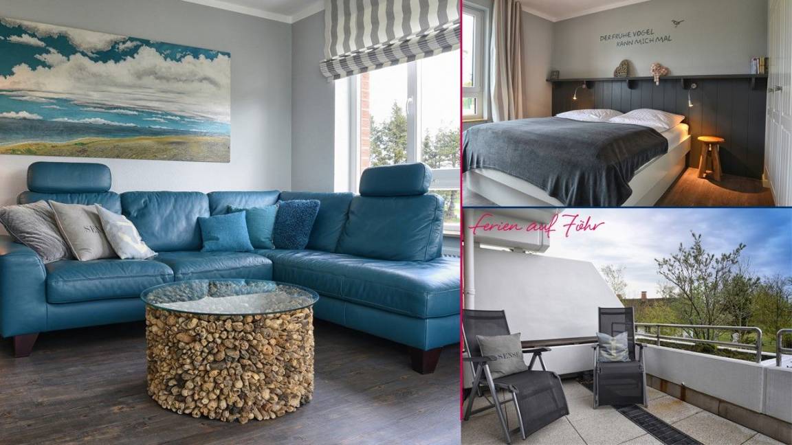 80 M² Ferienwohnung ∙ 2 Schlafzimmer ∙ 4 Gäste - Amrum